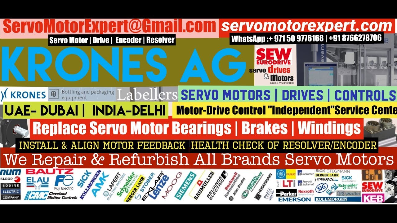 Krones Labeller Servo Spares Stock Motor SEW Eurodrive Saudi KSA ...
