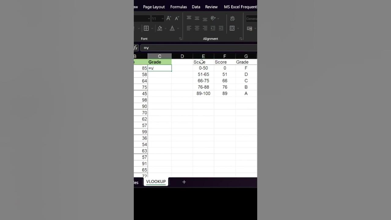 How To Vlookup In Excel Part 2 Vlookupformula Excel Exceltips Exceltutorial Shorts