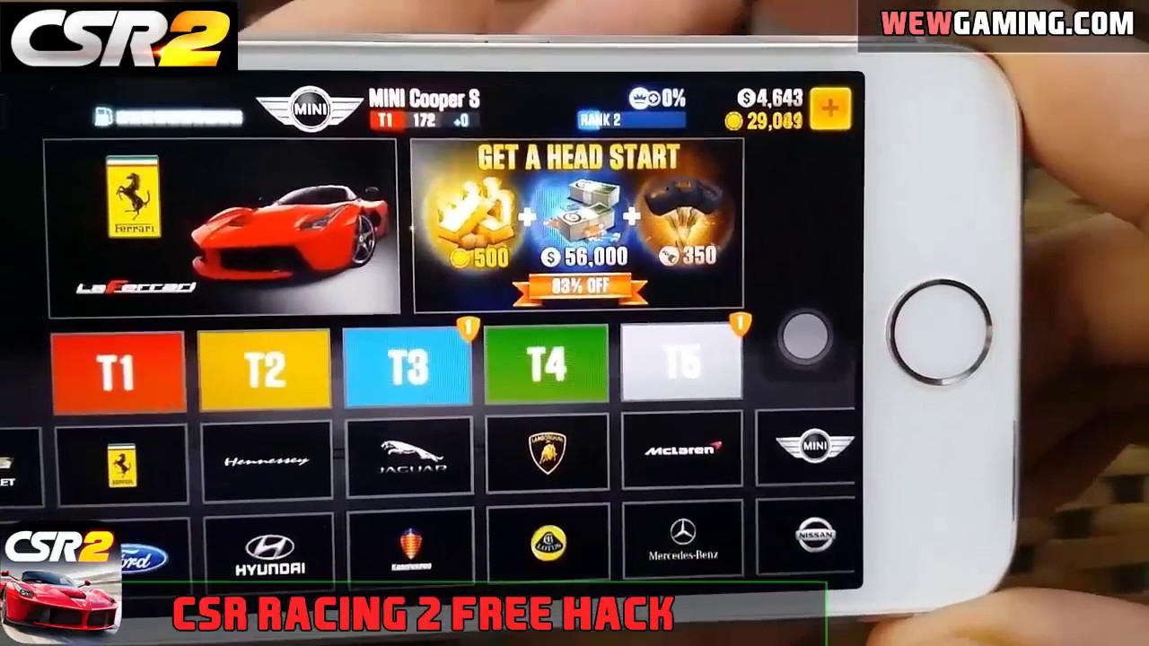 CSR racing 2 hack mod apk - CSR racing 2 hack without jailbreak - YouTube