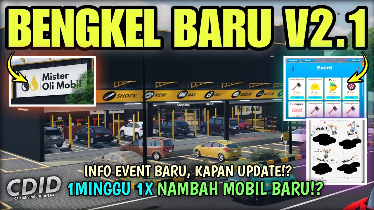 BENGKEL OLI BARU CDID UPDATE V2.1, INFO LIST LIMITED, WEEKLY UPDATE ...