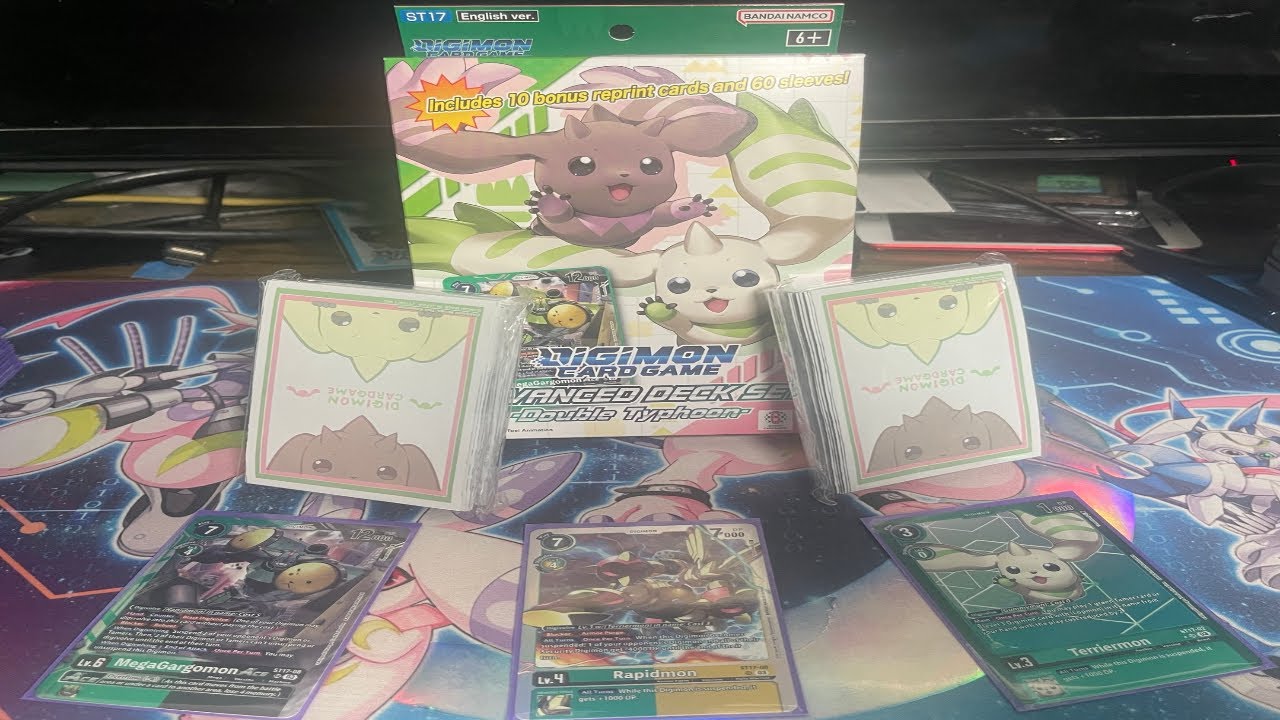 Twin Power Go! ST-17 Double Typhoon is Here! What do you Get? | Digimon ...