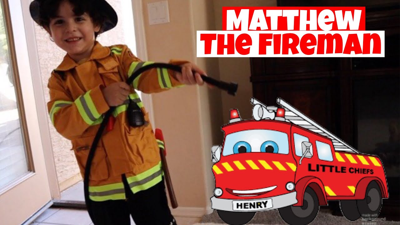 TO THE RESCUE Matthew the Fireman!!! - YouTube
