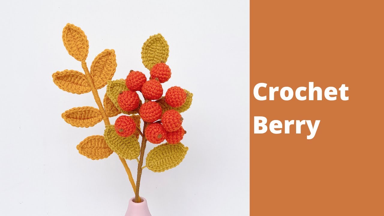 How to Crochet Berry | Easy Flower Crochet Tutorial - YouTube
