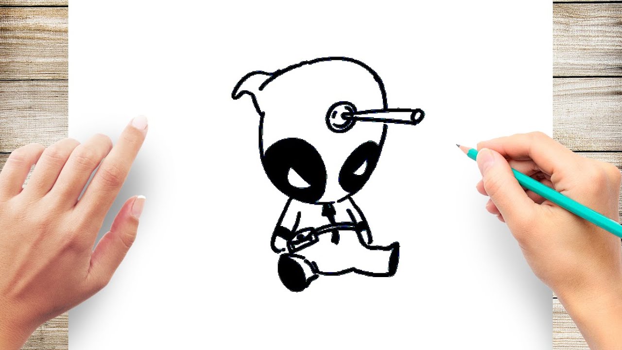 How to Draw Chibi Deadpool - YouTube