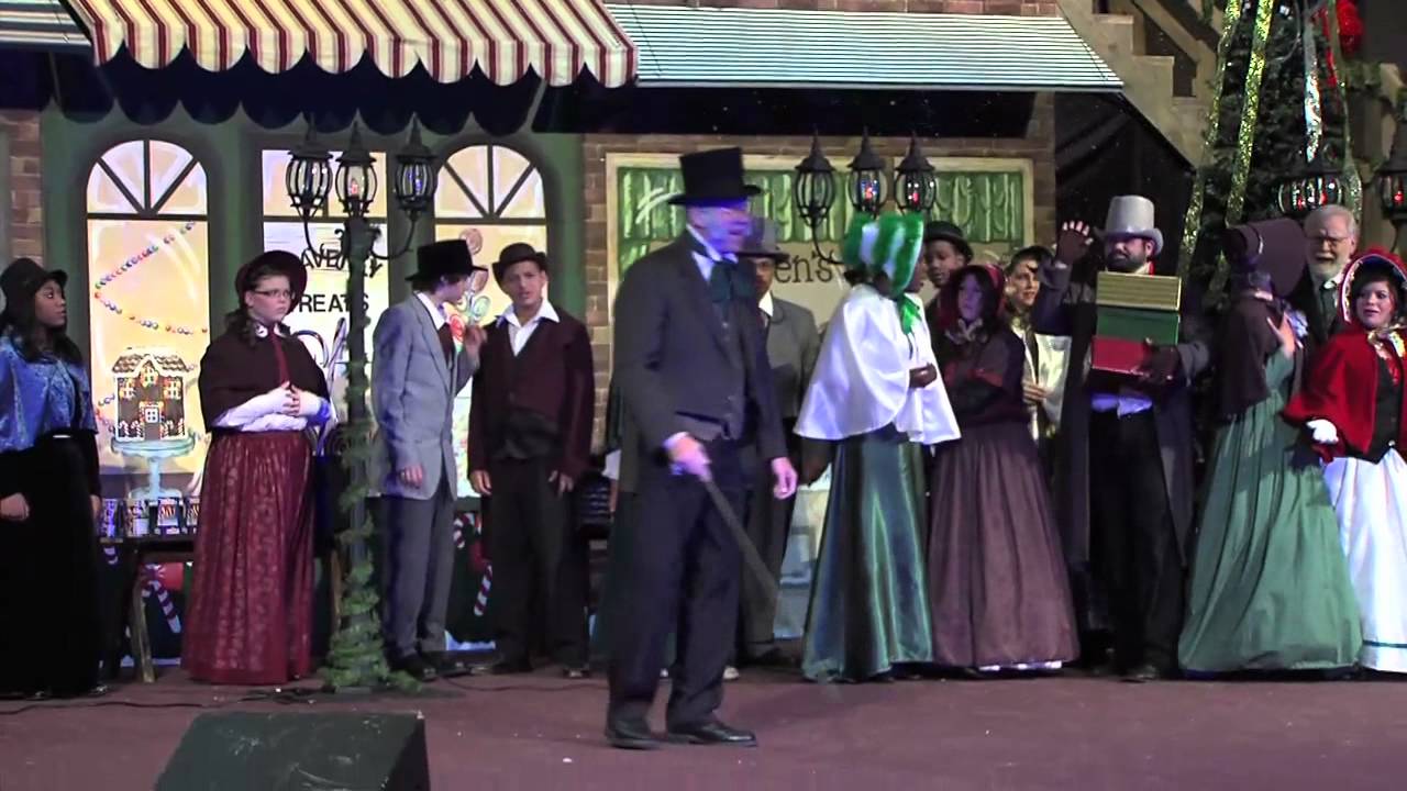 Scrooge Group Singing Scene - Scrooge The Musical - YouTube