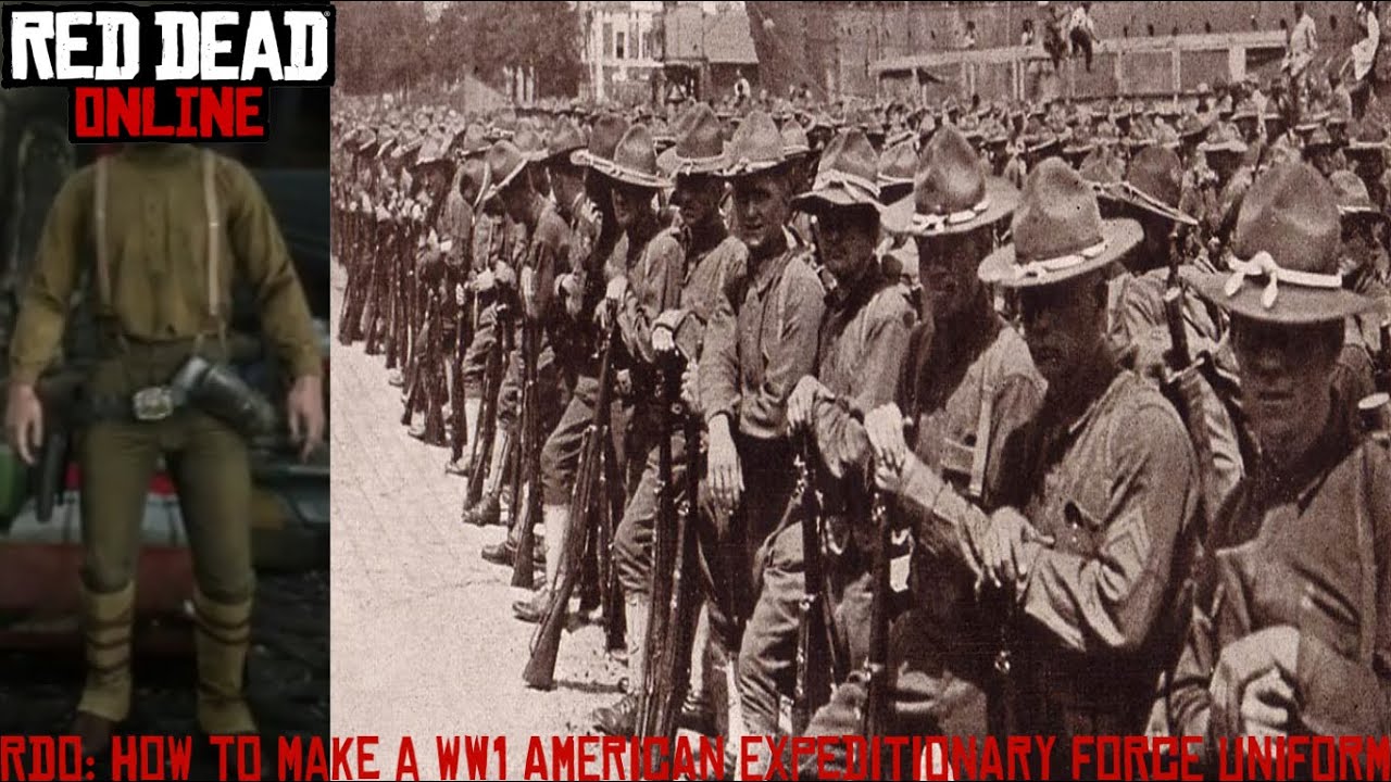 RDO: How to Make a WW1 American Expeditionary Force Uniform - YouTube