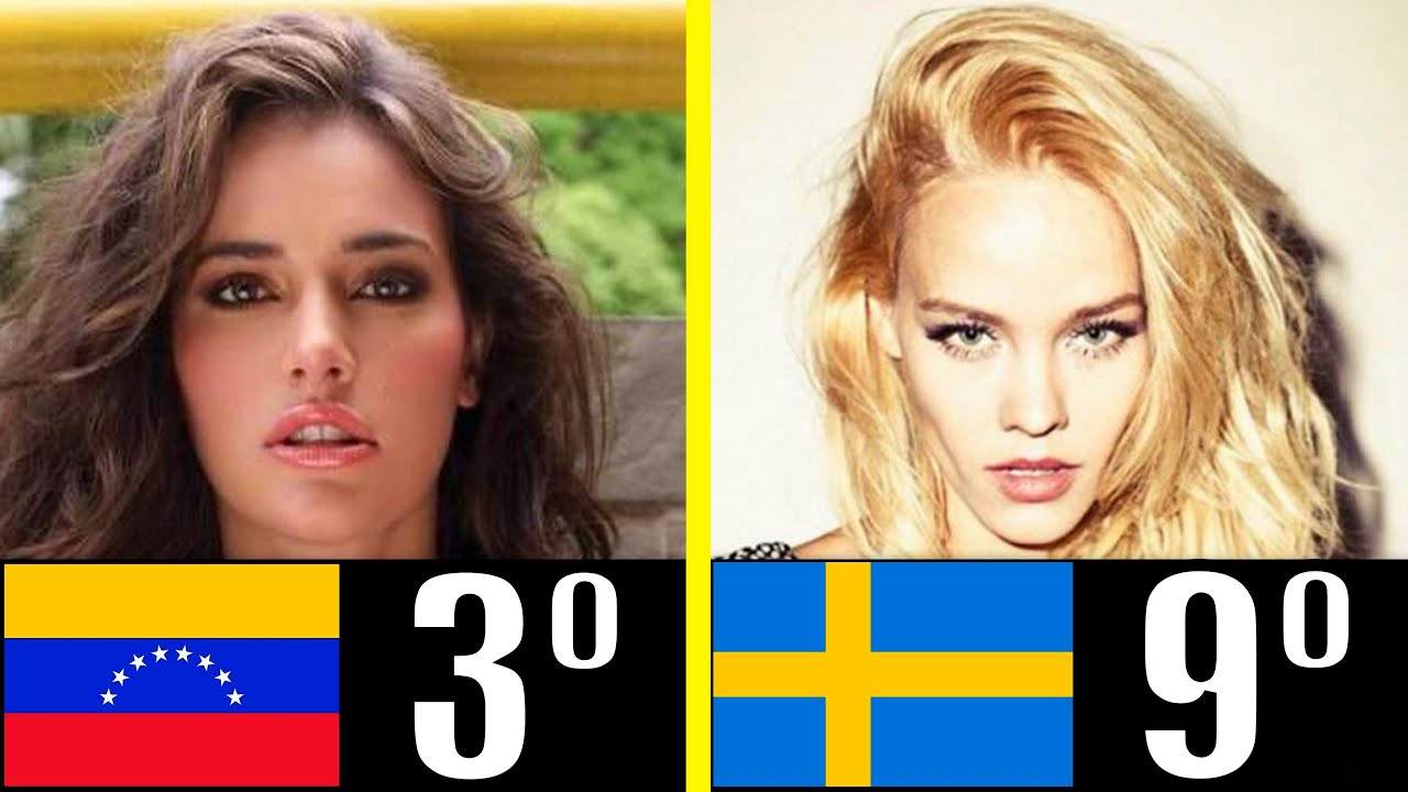 LOS 50 PA SES CON LAS MUJERES M S BELLAS DEL MUNDO 2023 YouTube