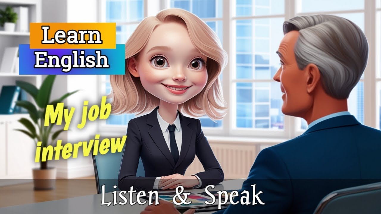 My job interview| learn english through story | english story - YouTube