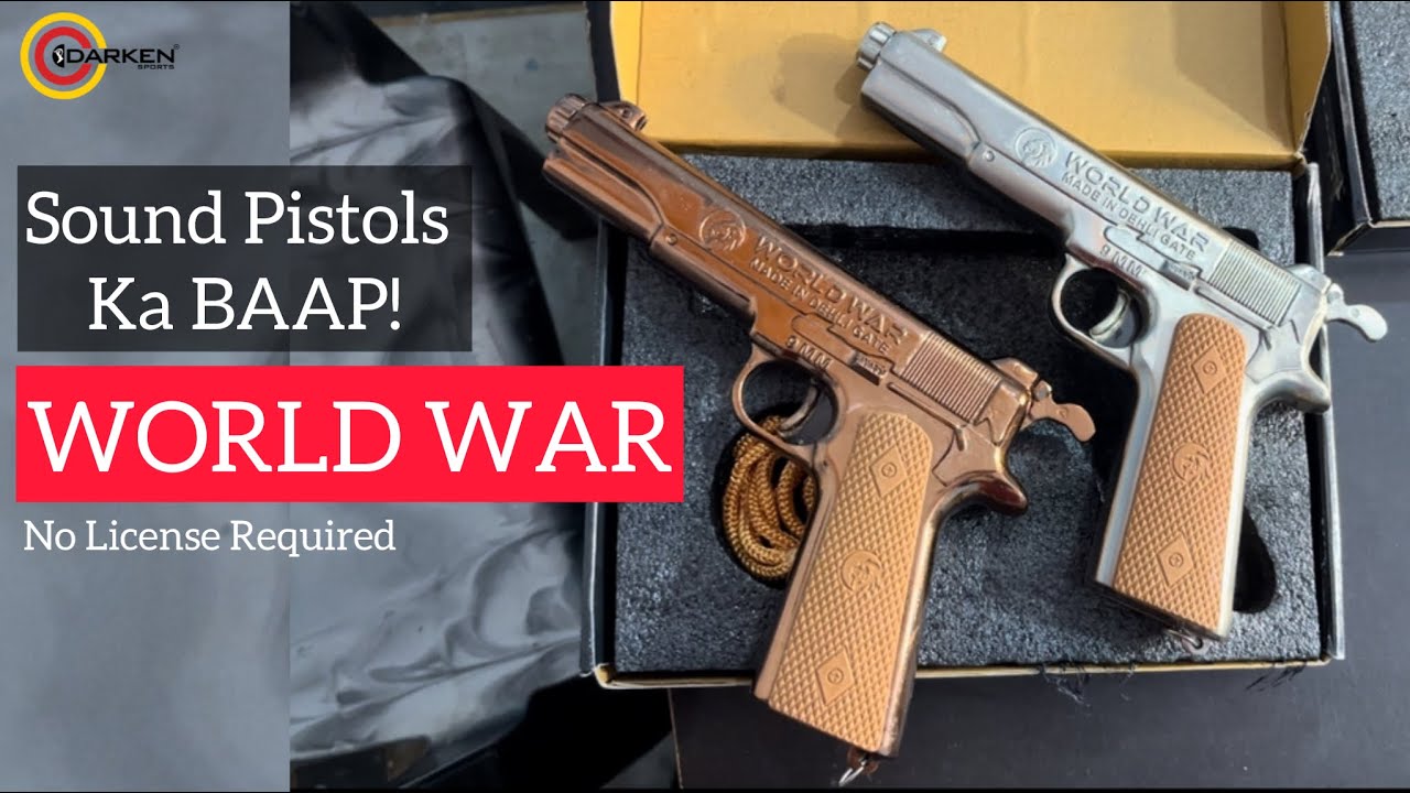 World War Sound Pistol l Toy Sound Gun l No License Required l Darken ...