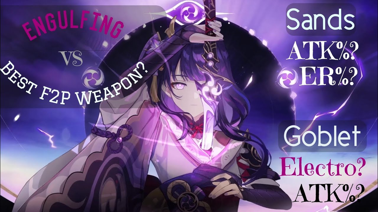 Raiden Shogun Sands? Goblet? and Weapon? Here's the comparison! - YouTube