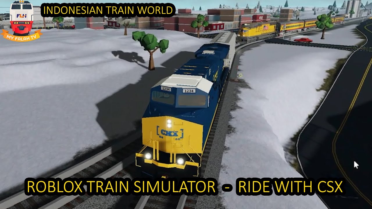 ROBLOX TRAIN SIMULATOR BETA - MENCOBA LOKOMOTIF CSX - YouTube