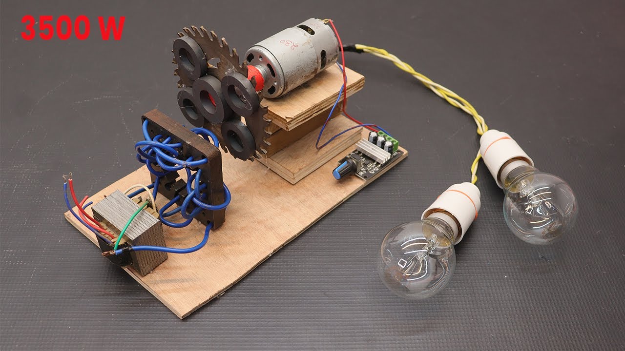 free energy generator using dc motor 775 / dc motor as electricity ...