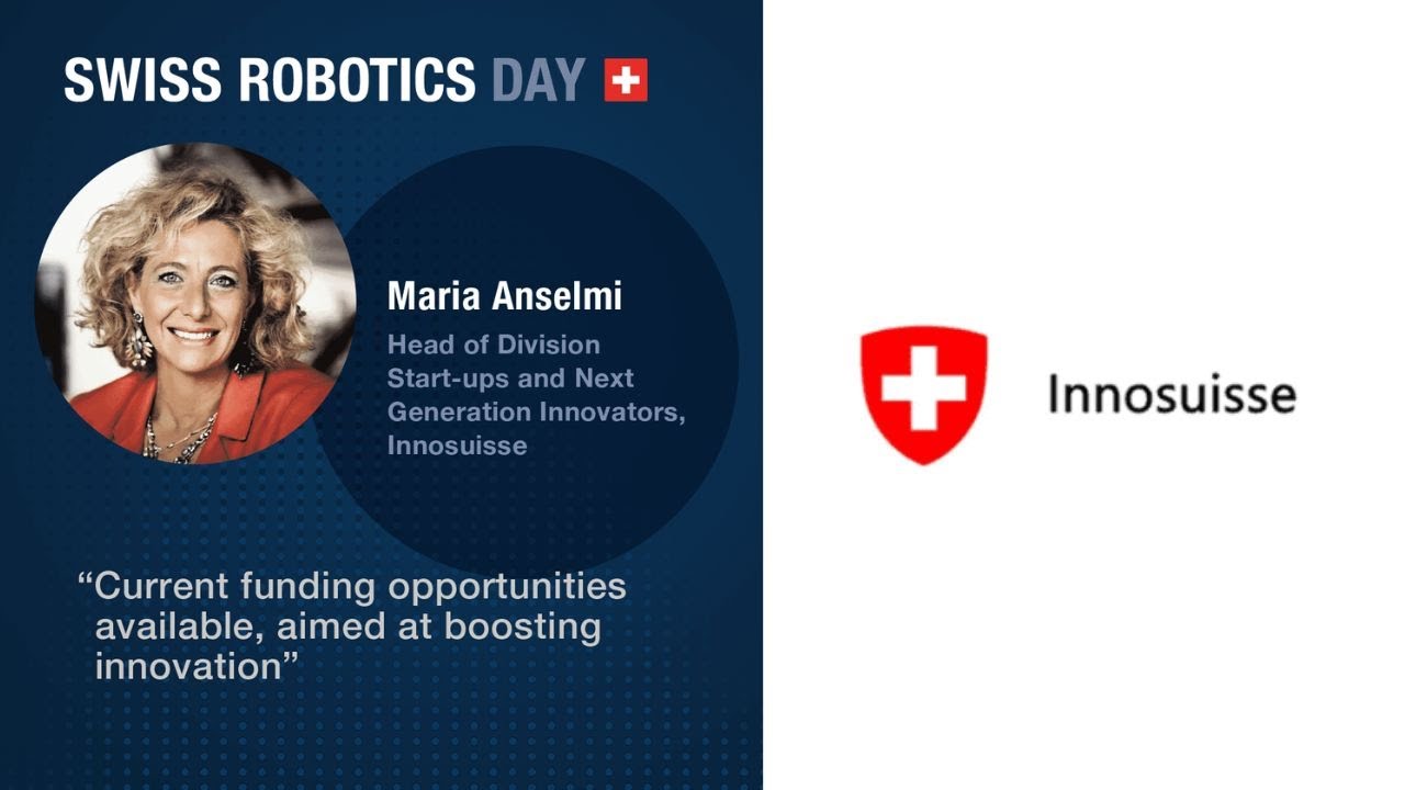 Swiss Robotics Day 2023 - Keynote Maria Anselmi - YouTube