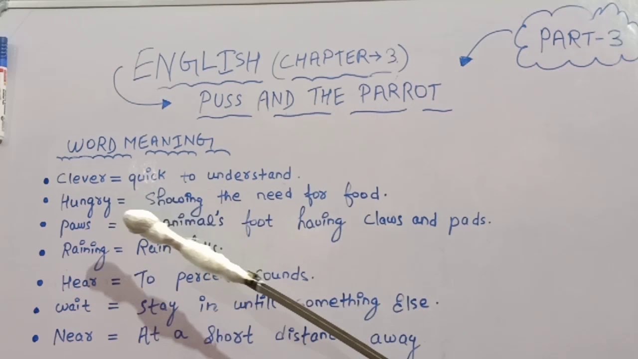 English class for class 2 (chapter 3) PART 3 - YouTube