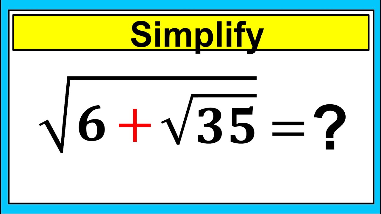 Nice Algebra Math Simplification Math Youtube 1642