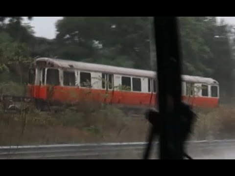 MBTA Orange Line Hawker Siddeley being hauled away for scrap, as seen ...