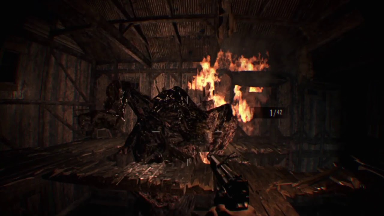 Resident Evil 7 Mutated Jack fight Madhouse (VR) - YouTube