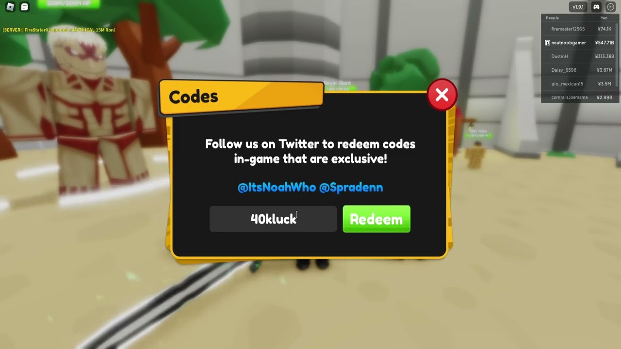 Roblox [5X 🗡️💰] Anime Hero Simulator Code - YouTube