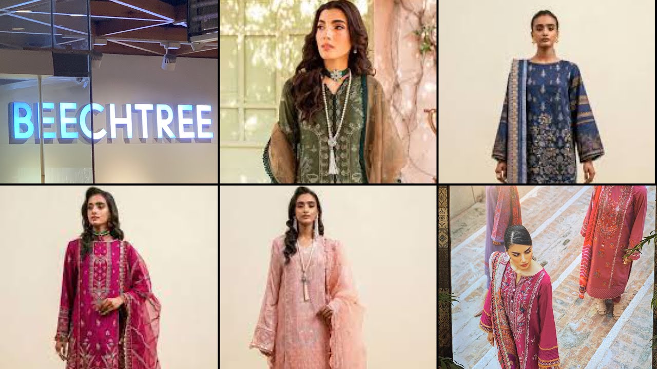 Eid Special Collection At Beechtree | Luxury lawn 2023 Beechtree and Morbagh - YouTube