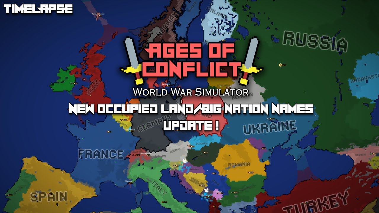 Ages of Conflict Update timelapse. - YouTube
