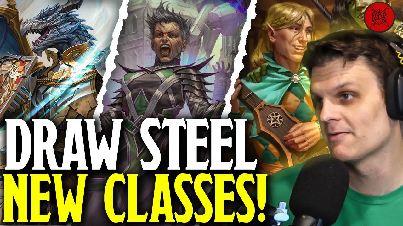 MCDM Draw Steel 4 NEW Classes 1ST LOOK! - With James Introcaso - YouTube