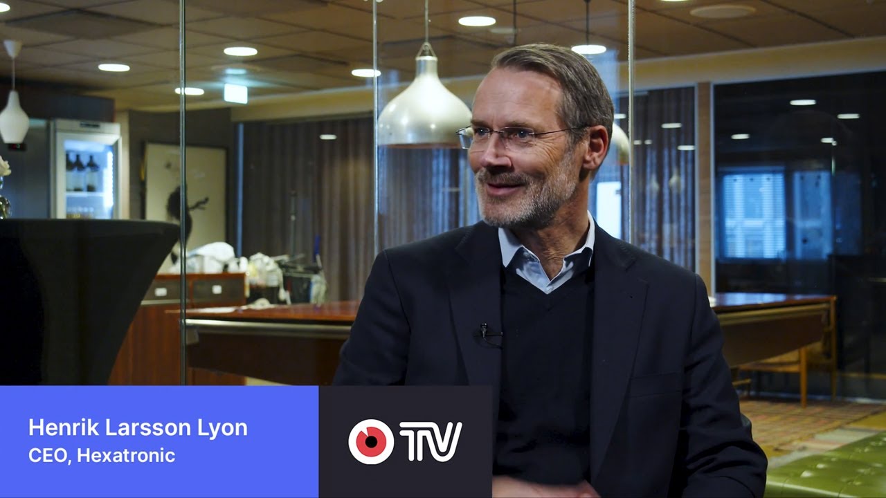 Hexatronic Group's CEO Henrik Larsson Lyon in an interview about the Interim report Q1, 2024 ...