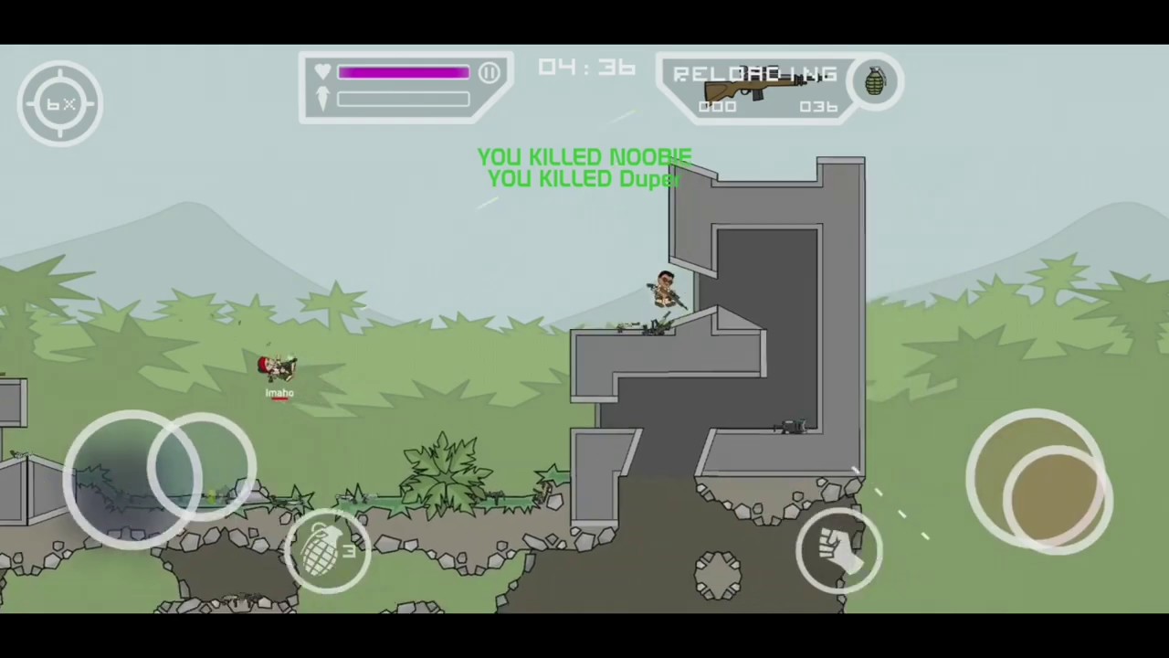 Mini Militia Multiplayer win HighLights #1 - YouTube