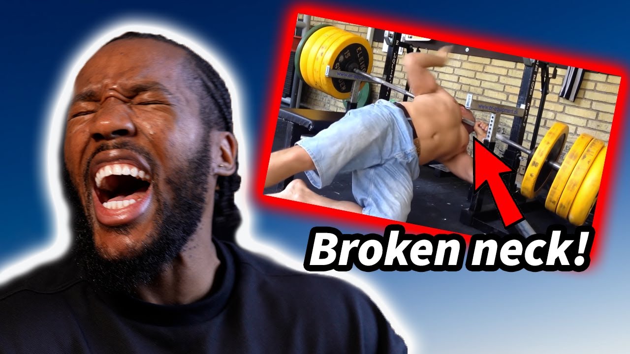 BODY BUILDER REACTS TO BAD GYM FAILS! *Painful* - YouTube