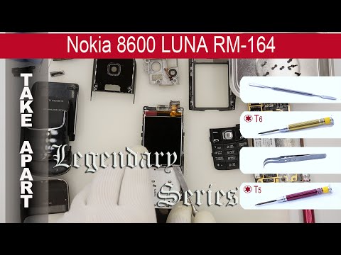 𝕃𝕊 Wie kann man 📱 Nokia 8600 LUNA RM-164 zerlegen