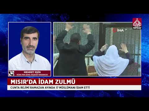 Mehmet Eşin Mısır'daki İdam Kararlarını Değerlendirdi