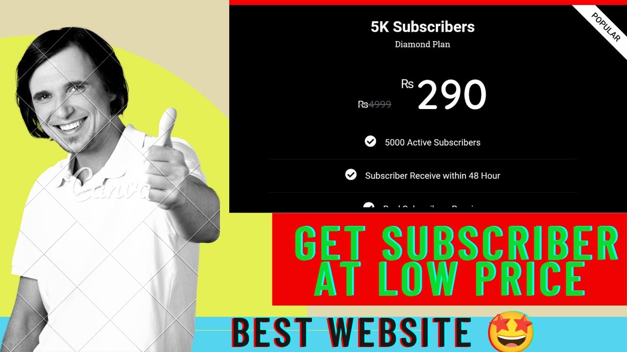 How to get Subscribers || 5k Subscribers only at 290 Rupees|| # ...
