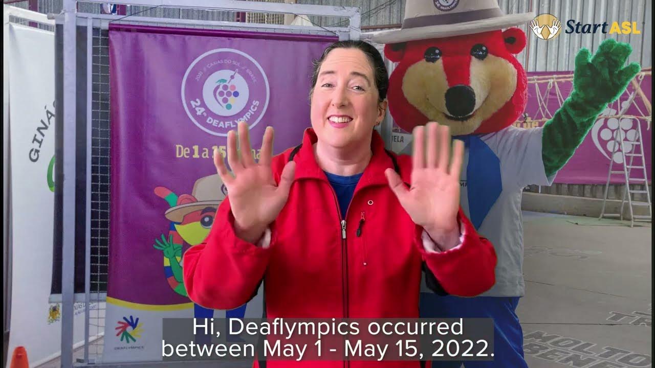 Start ASL | Deaflympics 2022 - YouTube