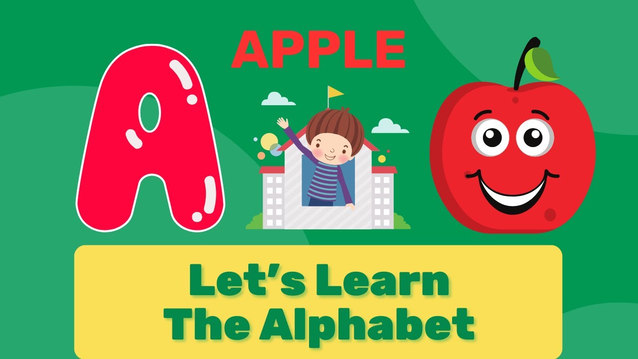 Learning ABC Letters and Basic English Vocabulary | A to Z Alphabet for ...