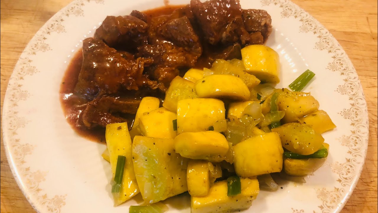 Crooked neck yellow squash ( the best way to cook!) - YouTube