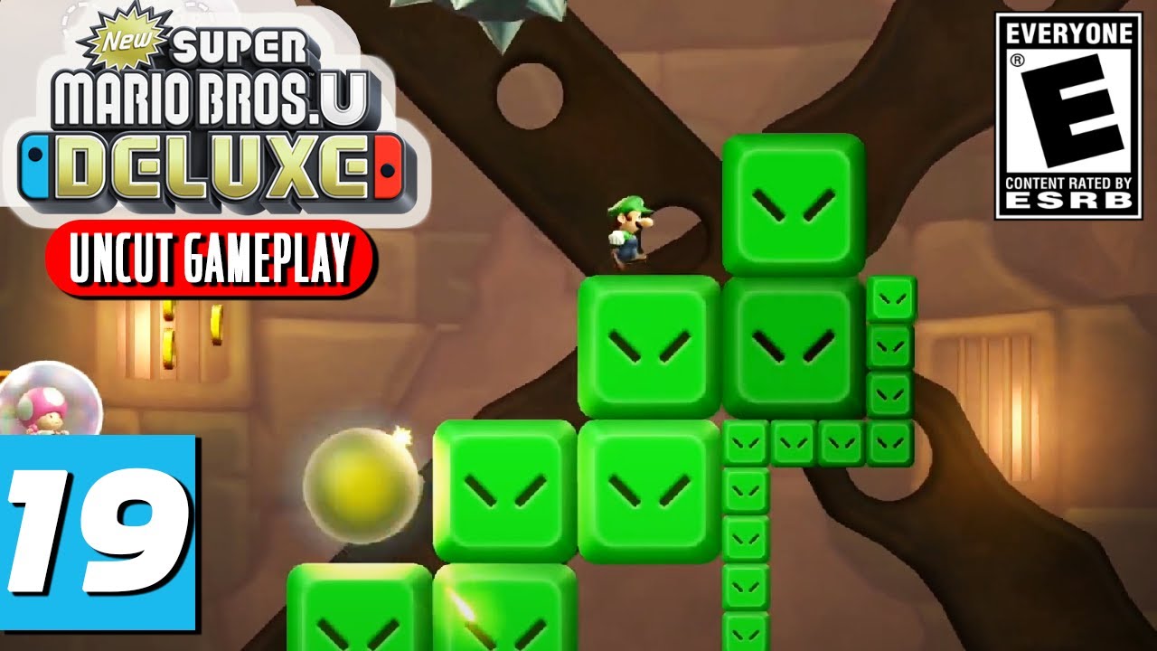 หอคอยพื้นงูทำลายมิตรภาพ | Snake Block Tower | Super Mario Bros.U Deluxe ...