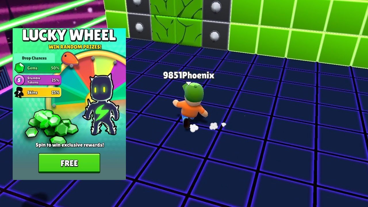 Stumble Guys LUCKY WHEEL New Winning 409 - YouTube