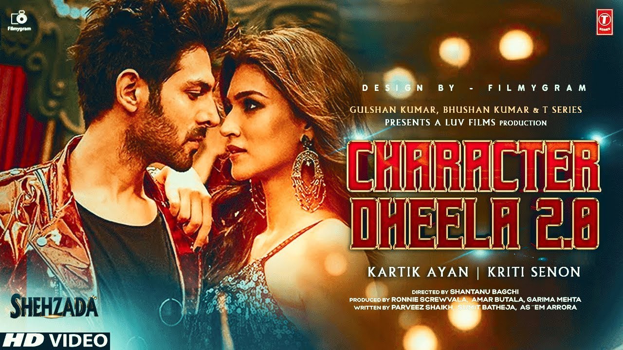 Character Dheela 2.O (Viedo) Shehzada | Kriti | Neeraj, Pritam | Rohit ...