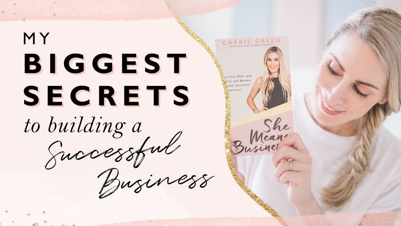 My biggest secrets to building a successful business - YouTube