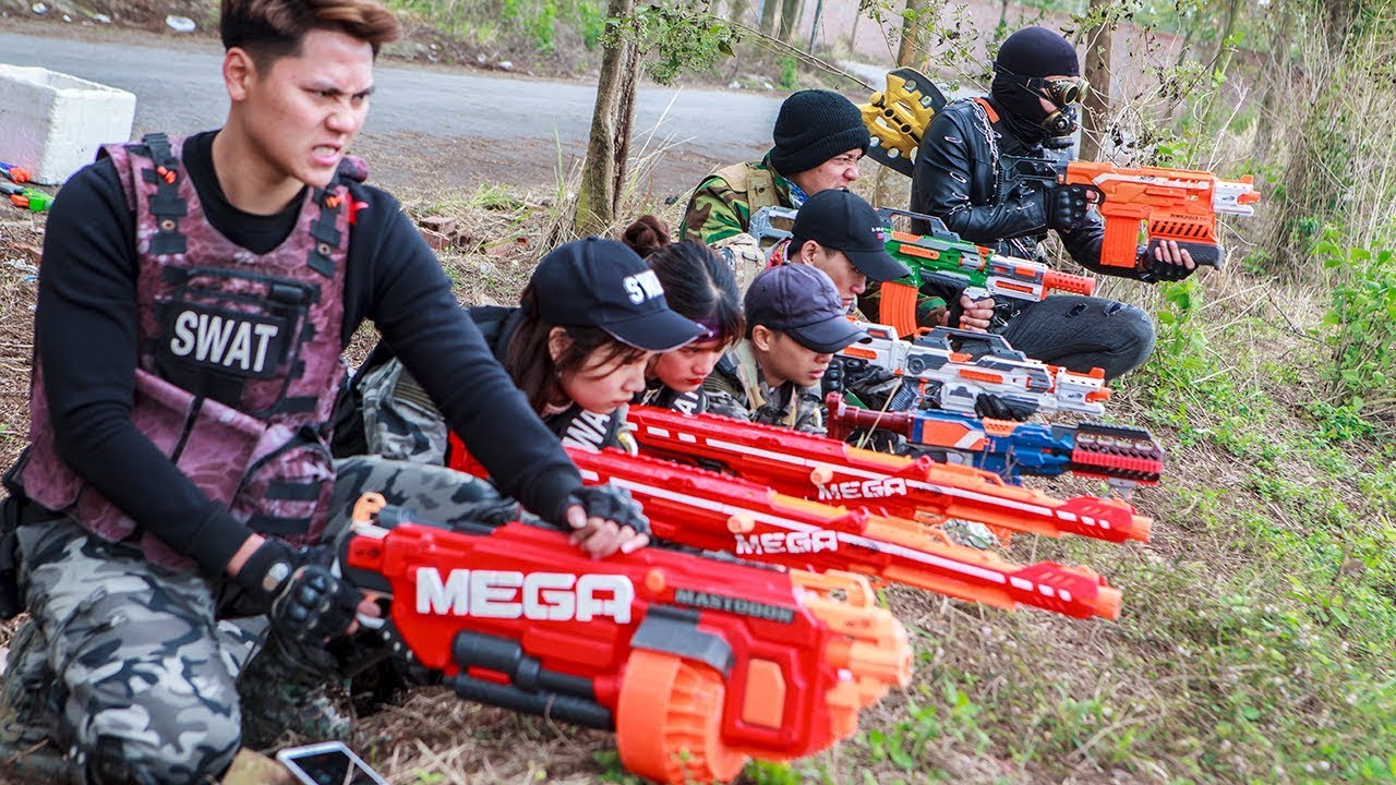 LTT Game Nerf War : Winter Warriors SEAL X Nerf Guns Fight Criminal ...