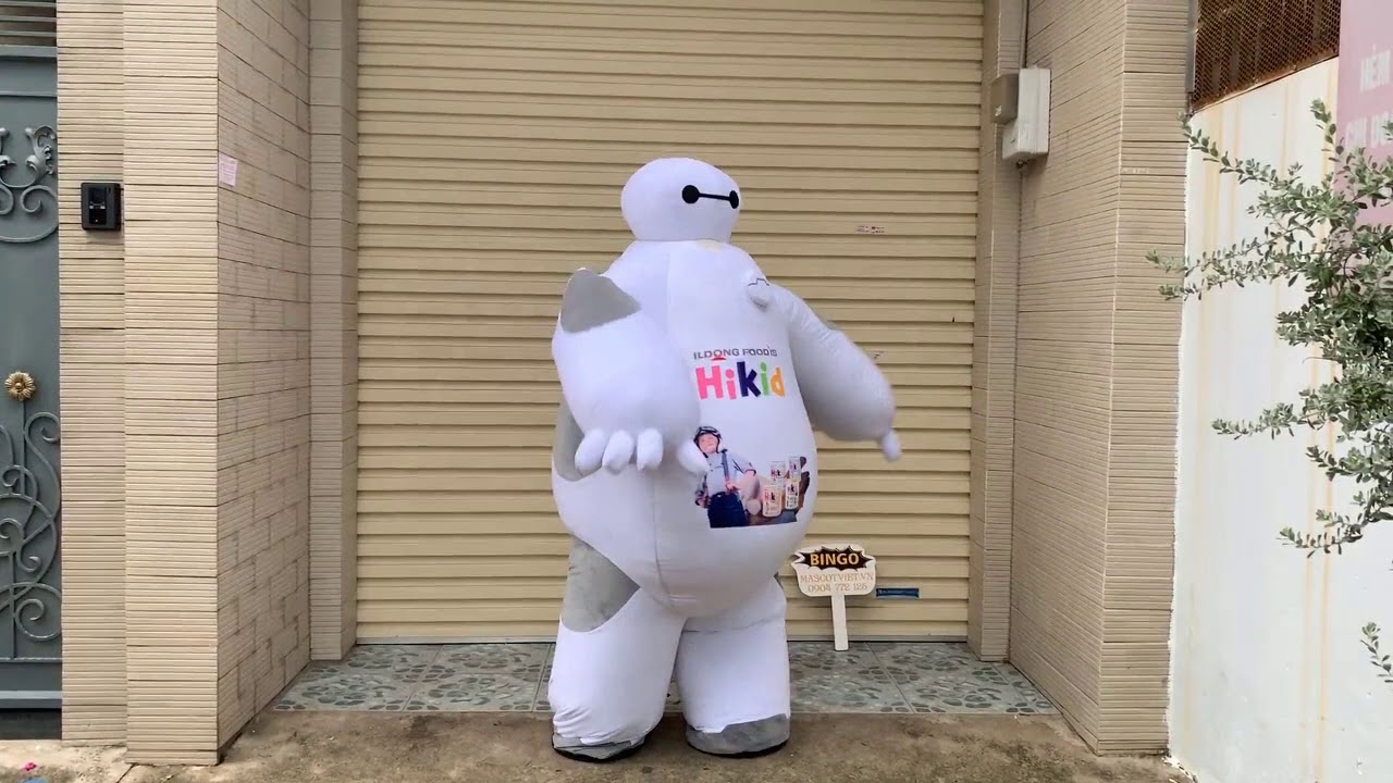 Mascot hơi baymax - Mascot inflatable baymax - YouTube