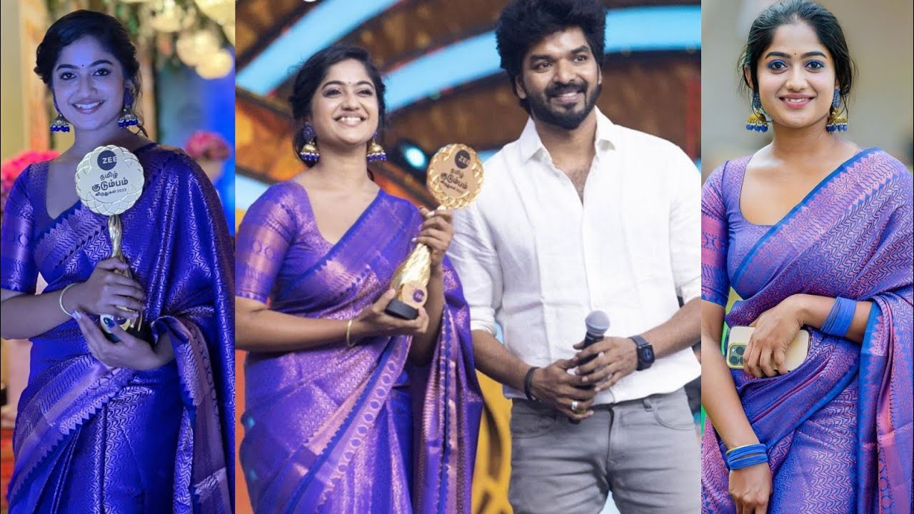 Padamati sandhyaragam serial fame ramalakshmi best actress award ...