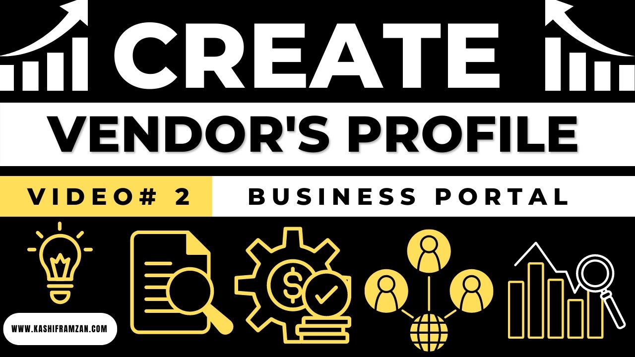 Vendor Profile creation | How to create vendor's profile? | Business ...