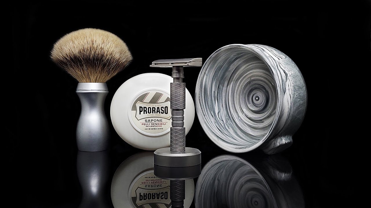 Могучий ТИТАН! Titanium, Shield Razor, YAQI, бритьё, Proraso, Kai ...