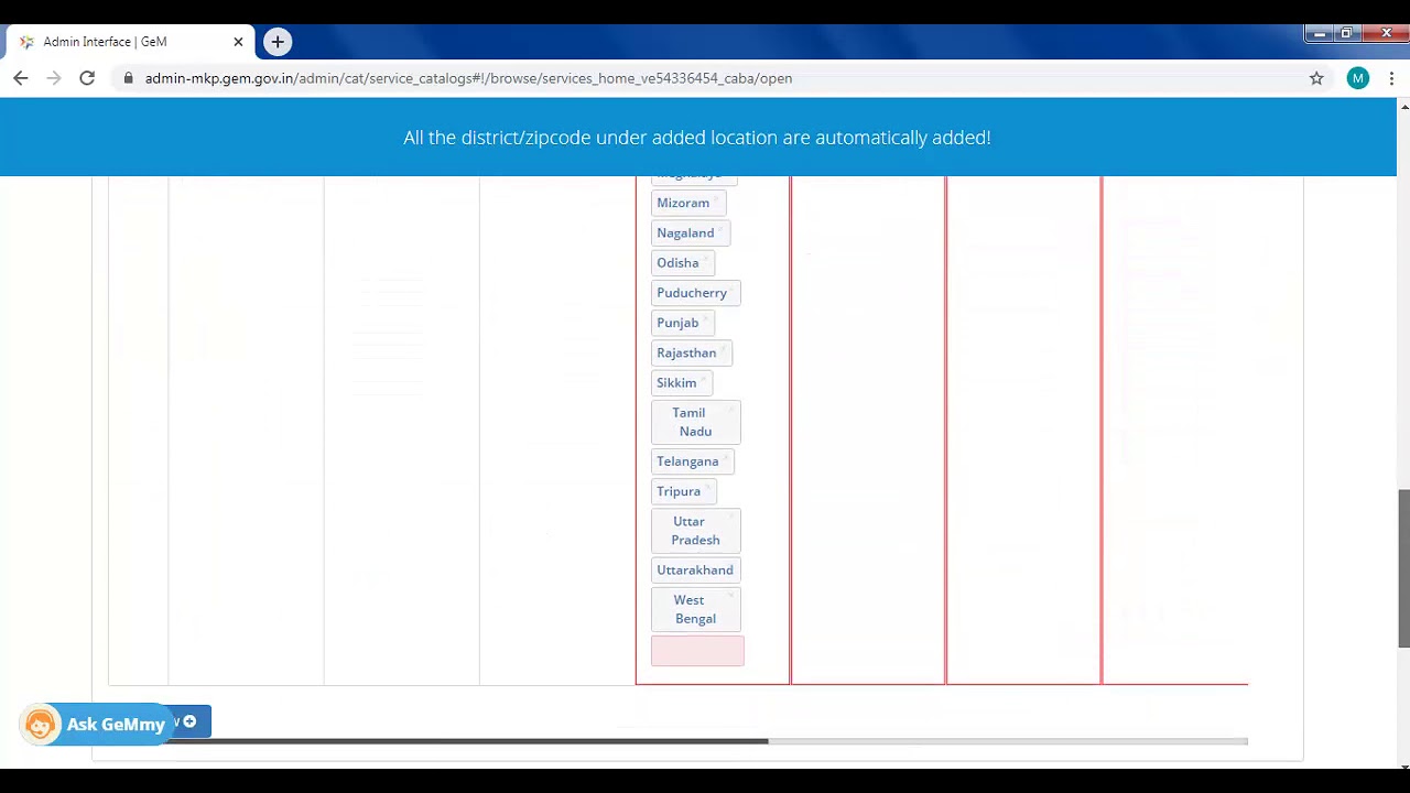 HOW TO ADD SERVICES ON GEM PORTAL; - YouTube