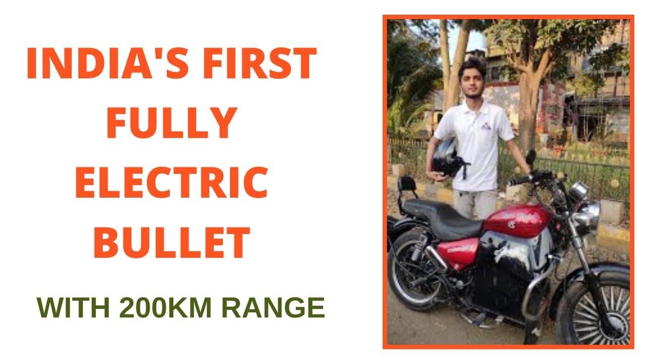 INDIAS FIRST FULLY ELECTRIC BULLET | WITH 200KM RANGE | USING 5KW HUB ...