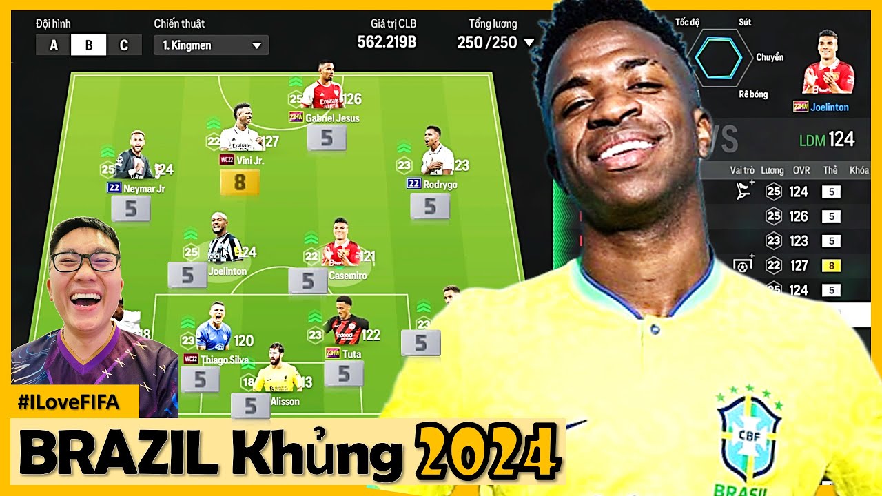 Phá Sạch 400 Tỷ ILF Xây Dựng Team Color BRAZIL 2024 CỰC MẠNH Với ...