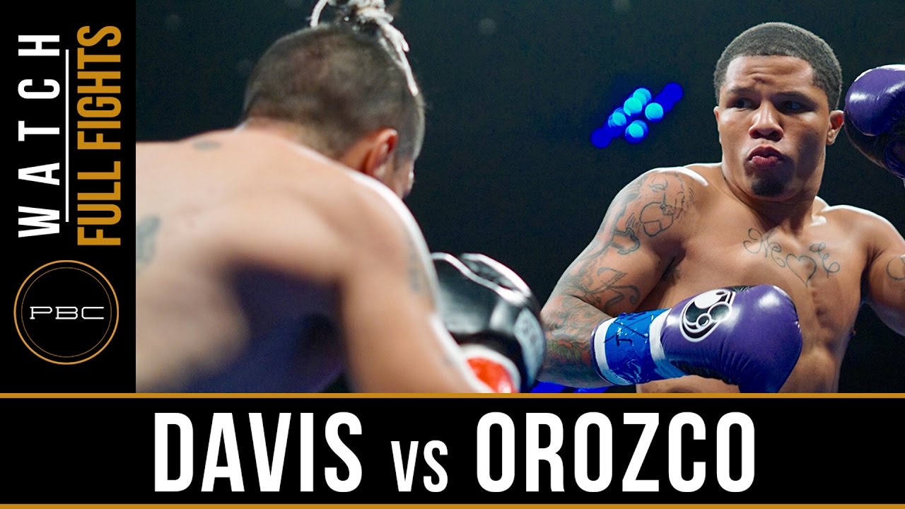 Davis vs Orozco FULL FIGHT: June 3, 2016 - PBC on Spike - YouTube