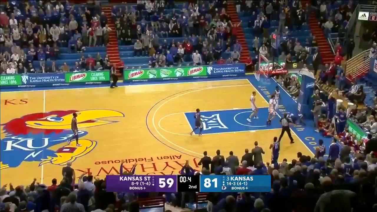 Kansas/Kansas State huge brawl after game. - YouTube