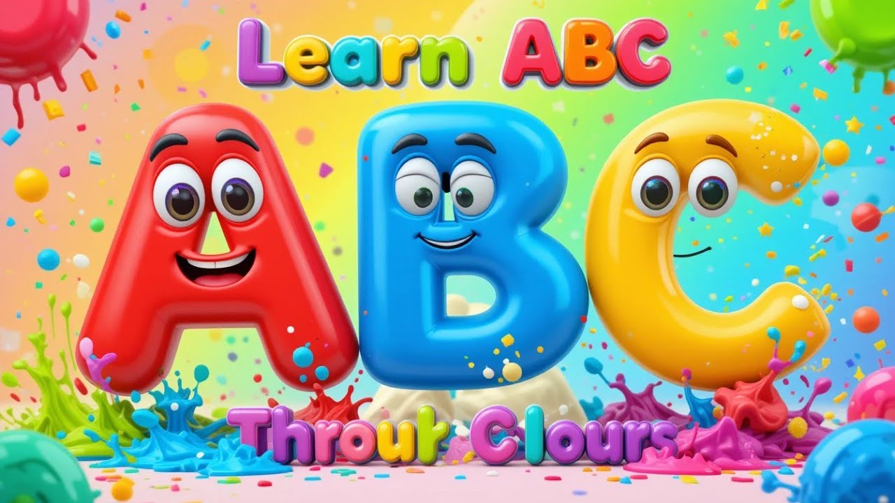 🌈Learn ABC Through Colors | Fun & Educational Alphabet Video for Kids ...