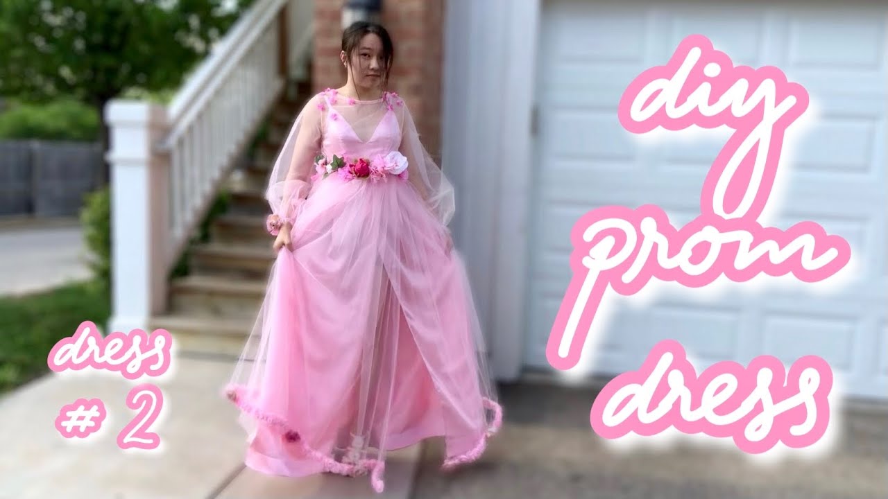 DIY PROM DRESS part 2 | TEUTA MATOSHI INSPIRED big tulle overlay dress ...